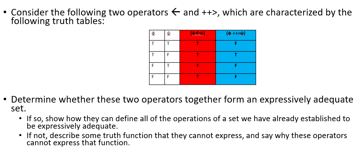 Solved . Consider the following two operators and ++>, which | Chegg.com