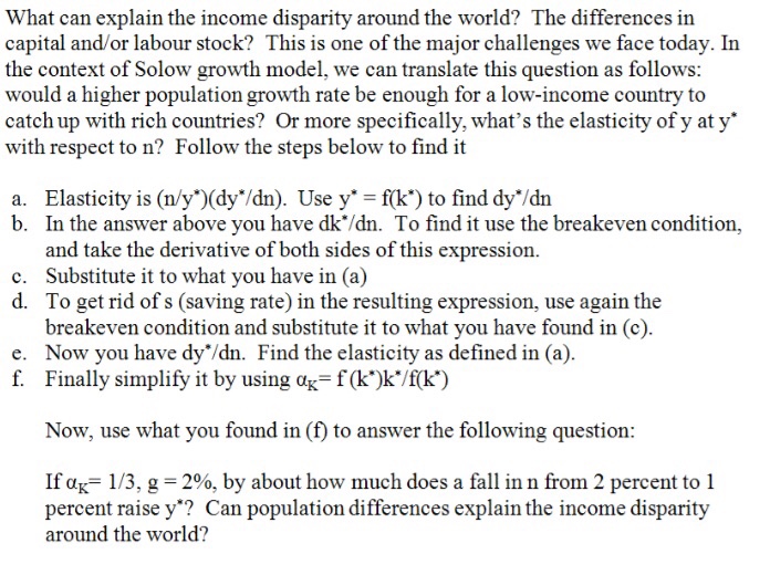 Solved Mathematics economics questions. Please answer the | Chegg.com