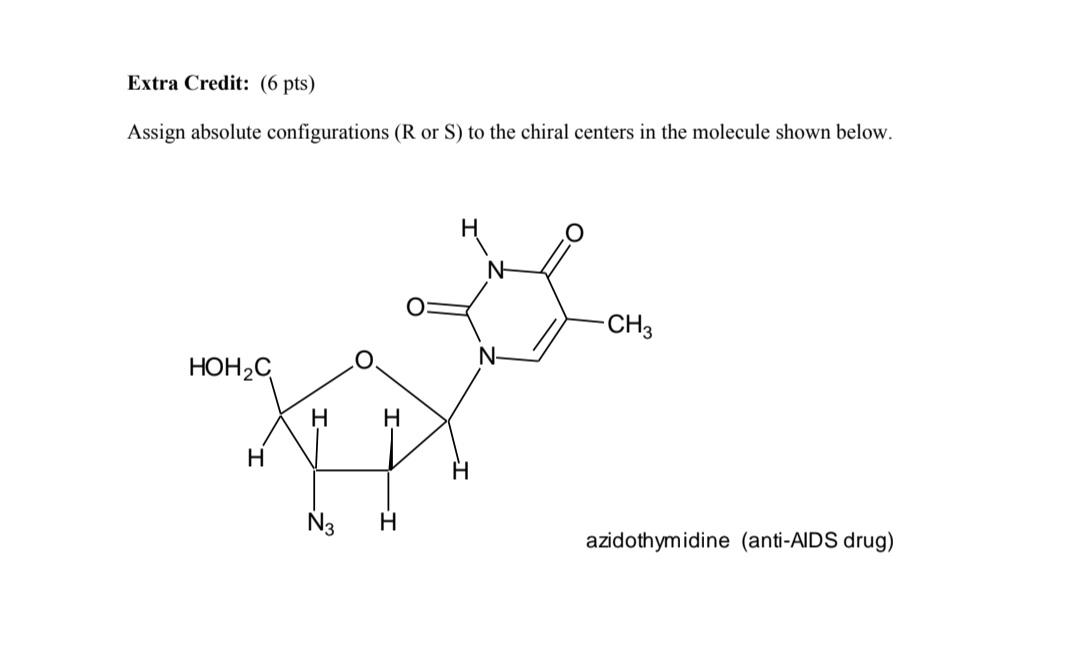 Solved Assign absolute configurations ( R or S) to the | Chegg.com