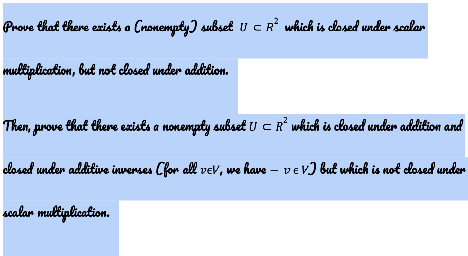 Solved Prove that there exists a Cnonempty] subset U⊂R2 | Chegg.com