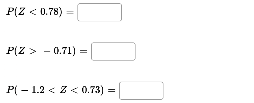 Solved P(Z −0.71)= P(−1.2 | Chegg.com