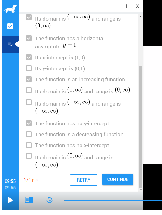 Solved Check all correct statements about f(x) = e^x Need | Chegg.com