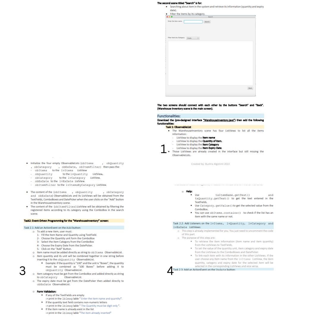 Solved plz solve this tasks (javafx)without scene builder | Chegg.com Solved plz solve this tasks (javafx)without scene builder | Chegg.com