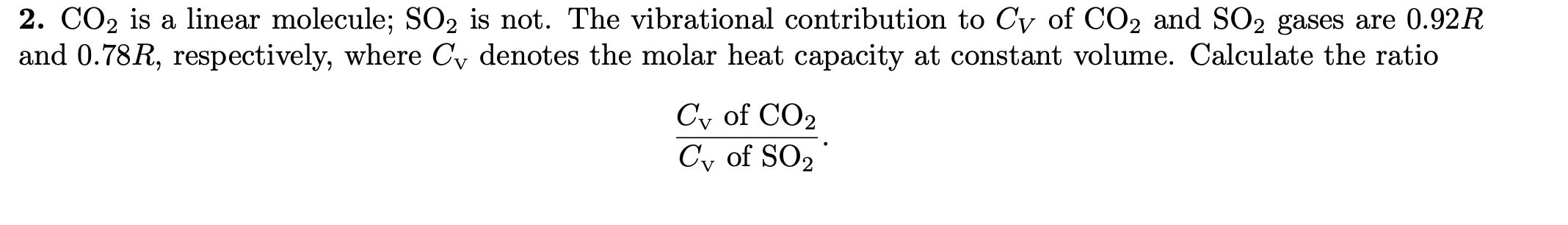Solved CO2 ﻿is a linear molecule; SO2 ﻿is not. The | Chegg.com