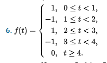 Solved Express f(t) ﻿in terms of the unit step function | Chegg.com
