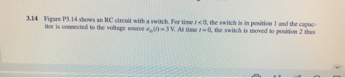Solved MATLAB Problems 3.20 Consider again the RC circuit in | Chegg.com