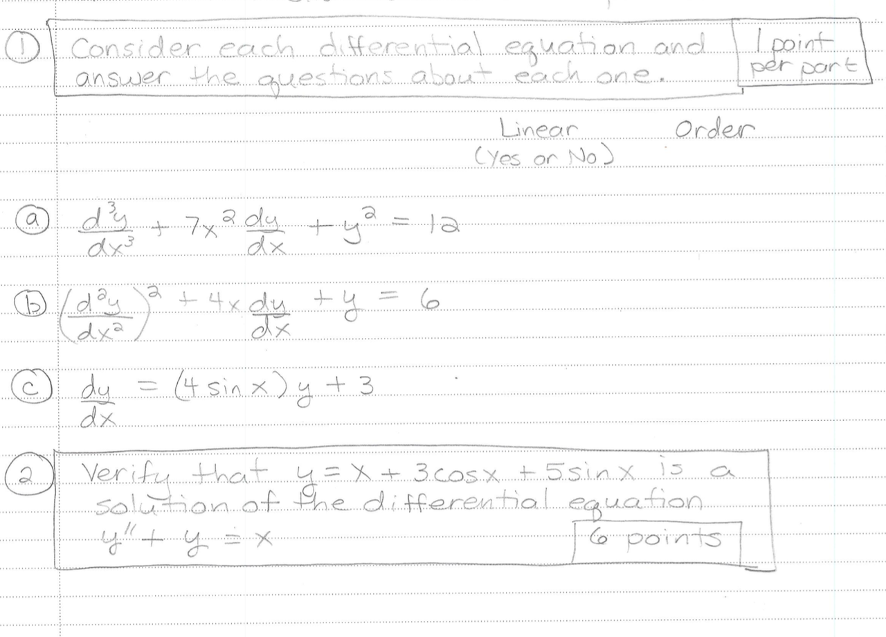 Solved Ex 1 1-2 PLEASE SOLVE ALL PARTS IN DETAIL. NEED TO | Chegg.com