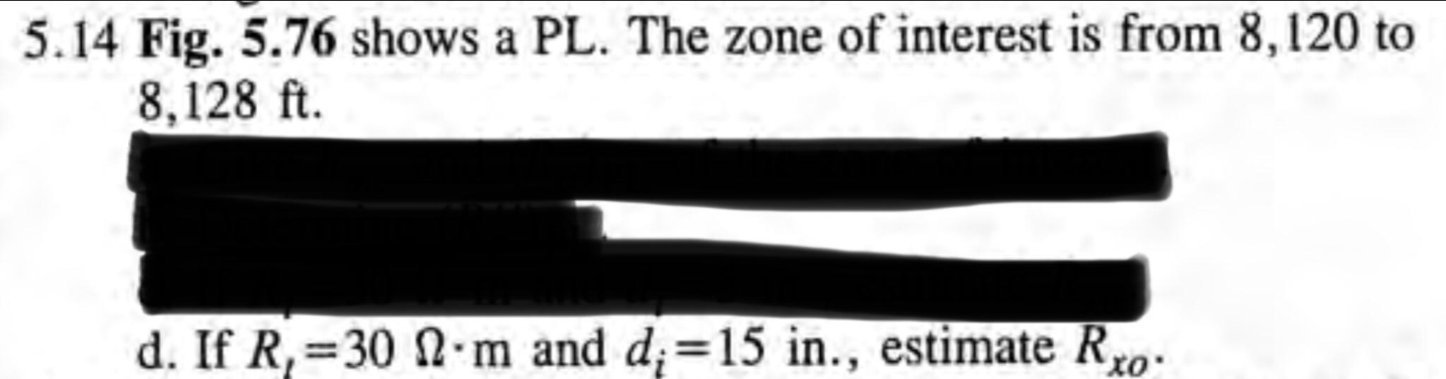 Solved 5.14 Fig. 5.76 shows a PL. The zone of interest is | Chegg.com
