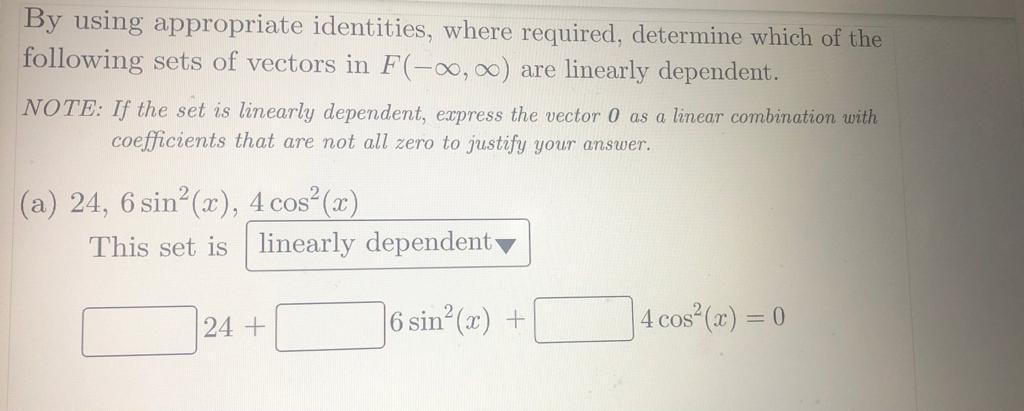 Solved By using appropriate identities, where required, | Chegg.com