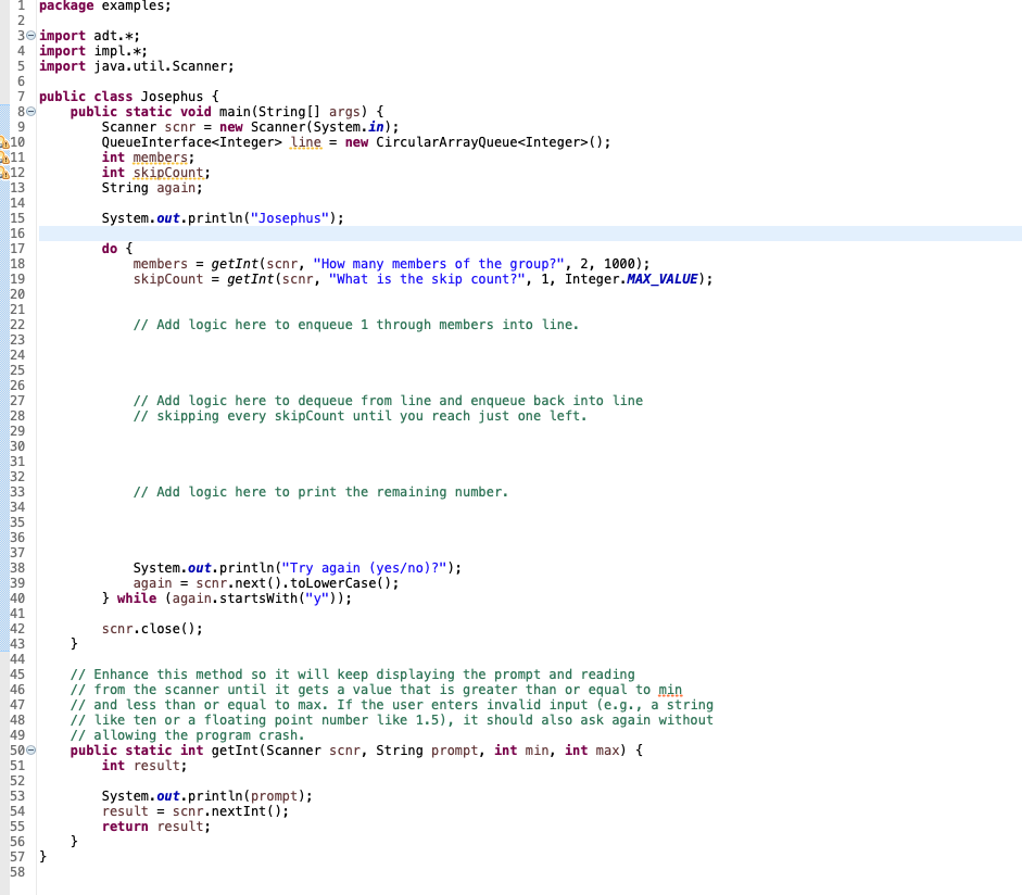 Solved Josephus! Problem Description: In computer science | Chegg.com
