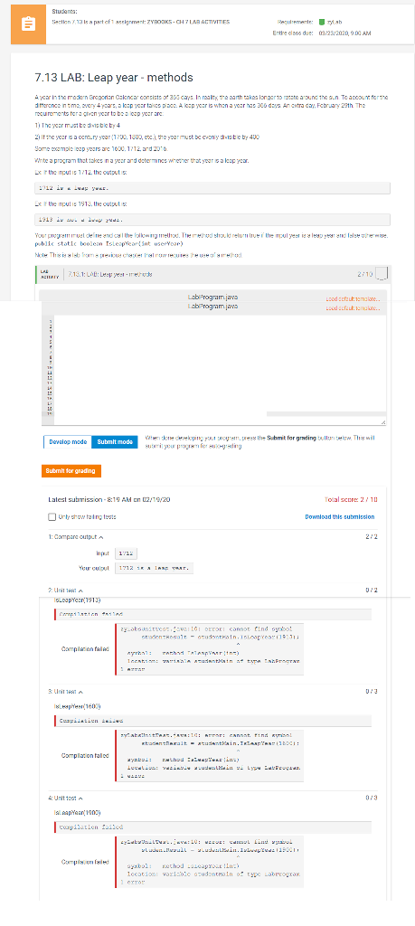 Solved Studenta: Section 13 is a part of assignment | Chegg.com