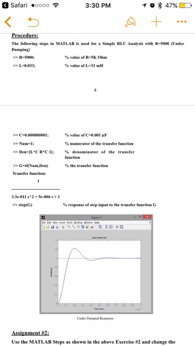 Solved Transient Response in a Series RLC Circuit Objective: | Chegg.com