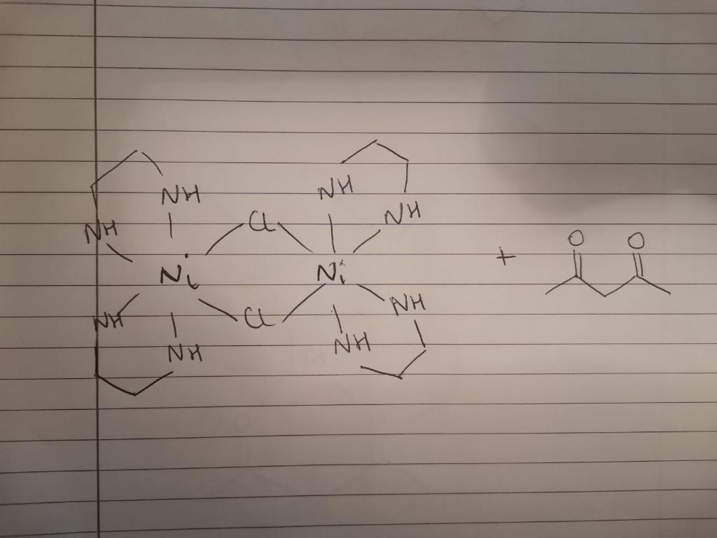 Solved What would be the resulting Nickel (II) complex of | Chegg.com
