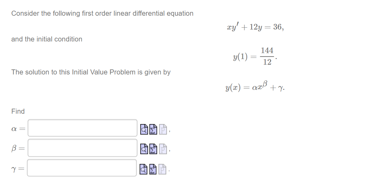 Solved Consider the following separable first order | Chegg.com