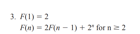 Solved In Exercises 1-12, solve the recurrence relation | Chegg.com