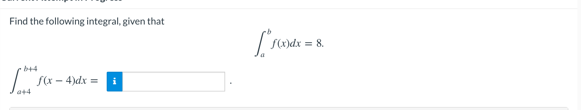 Solved Find the following integral, given that lse f(x) dx = | Chegg.com