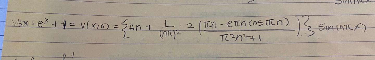 Solved *5X -ex + 4 = V(x0) = An ={an& non nry2 2 (In-eancos | Chegg.com