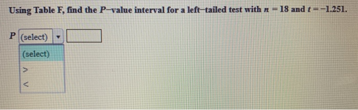 Solved Using Table F, find the P-value interval for a | Chegg.com