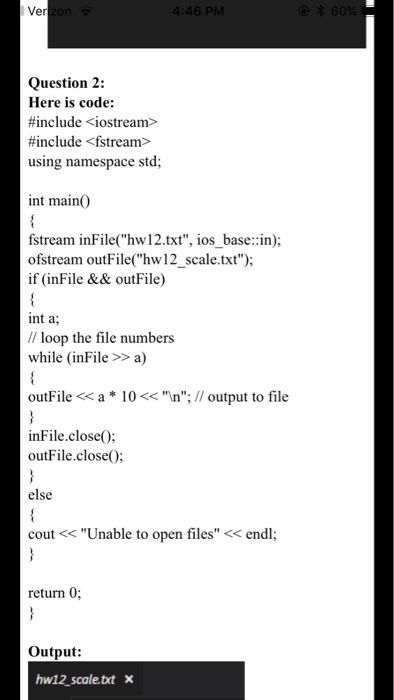 Solved The first answer I got for this code (the second and | Chegg.com