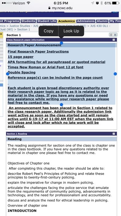 Research Paper Announcement Final Research Paper | Chegg.com
