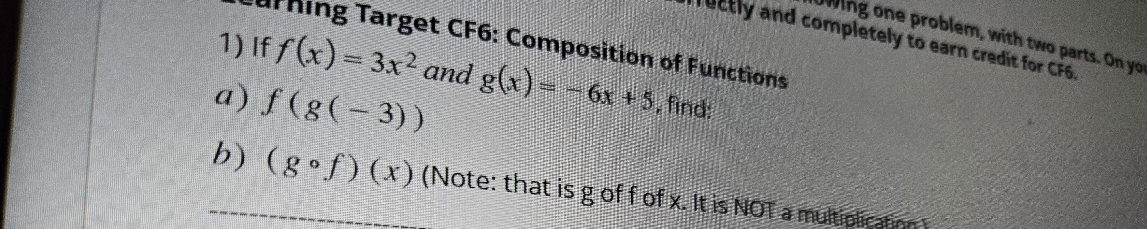 Solved CF6: Composition of | Chegg.com