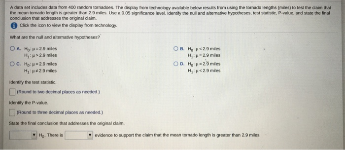 Solved A data set includes data from 400 random tornadoes. | Chegg.com