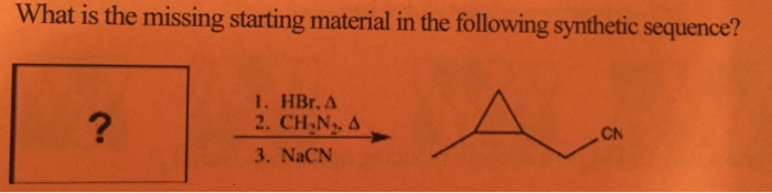 Solved What is the missing material in the following | Chegg.com