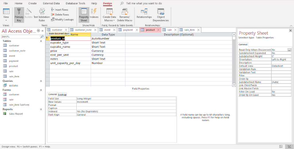 Solved I HAVE ATTACHED SCREENSHOTS OF THE MICROSOFT ACCESS | Chegg.com