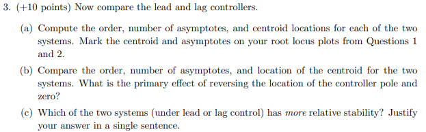Solved Consider the system in the figure below with G(3) 5 | Chegg.com