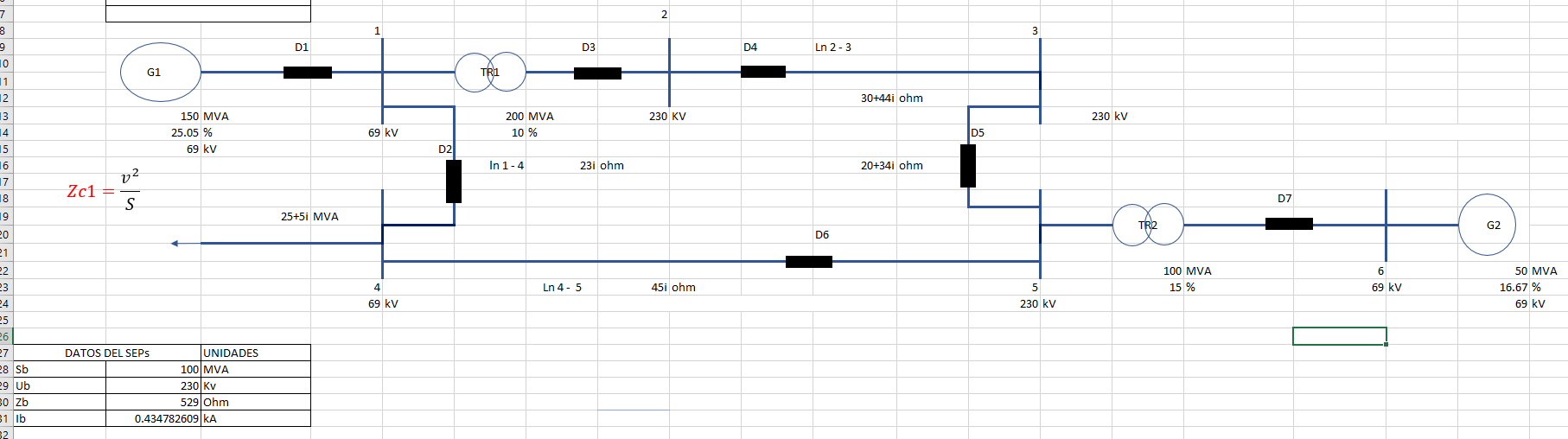 Solved in the following SEP system calculate: Pcc and Icc | Chegg.com