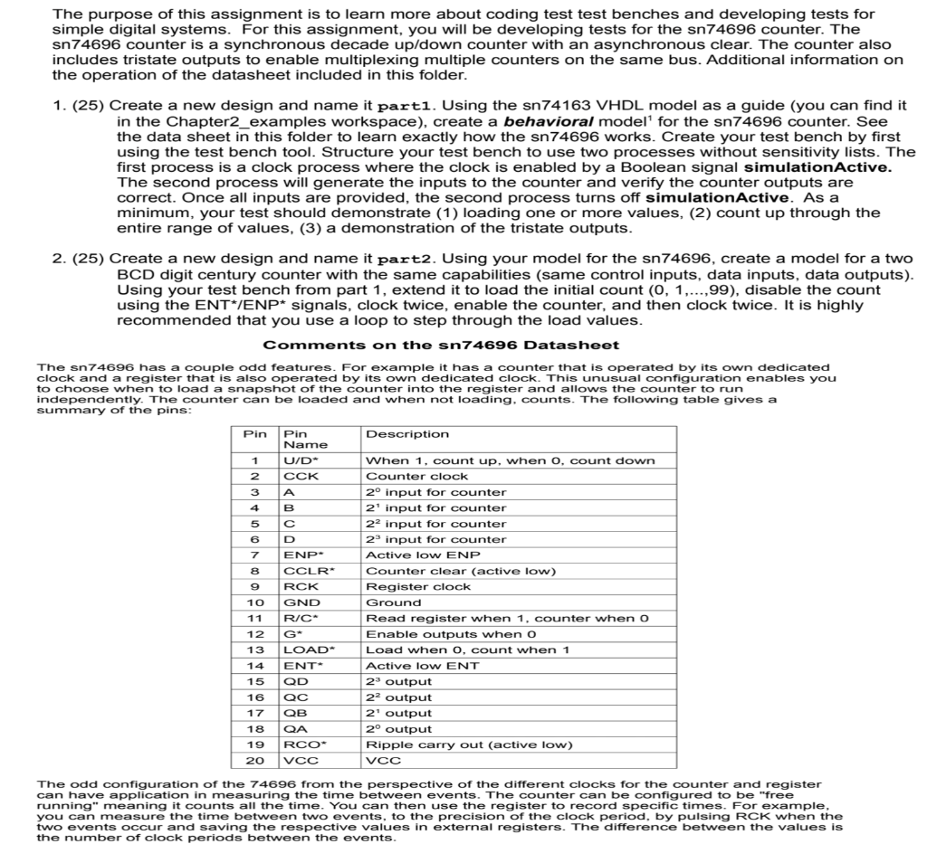 Solved The purpose of this assignment is to learn more about | Chegg.com