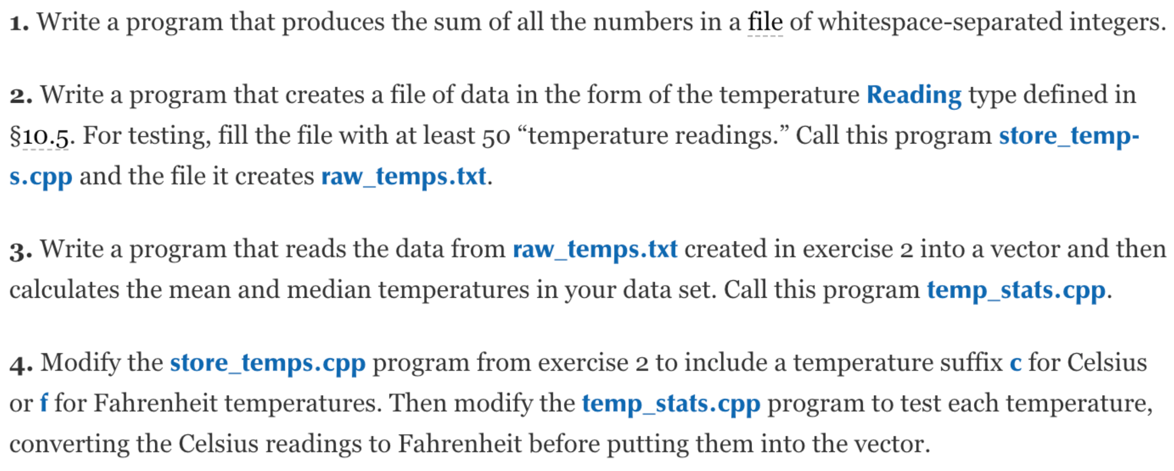 1. Write a program that produces the sum of all the | Chegg.com
