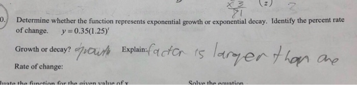 Solved o. Determine whether the function represents | Chegg.com