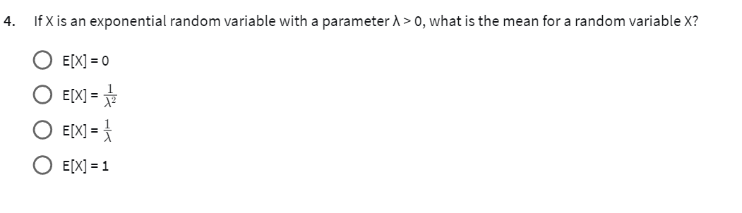 If x ﻿is an exponential random variable with a | Chegg.com