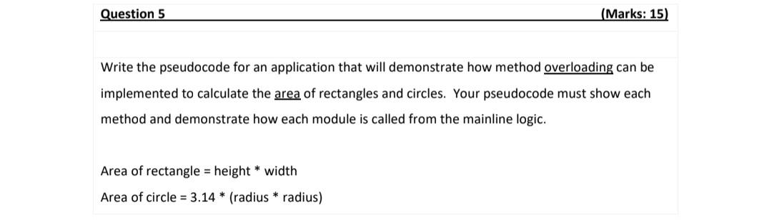 Solved Write the pseudocode for an application that will | Chegg.com