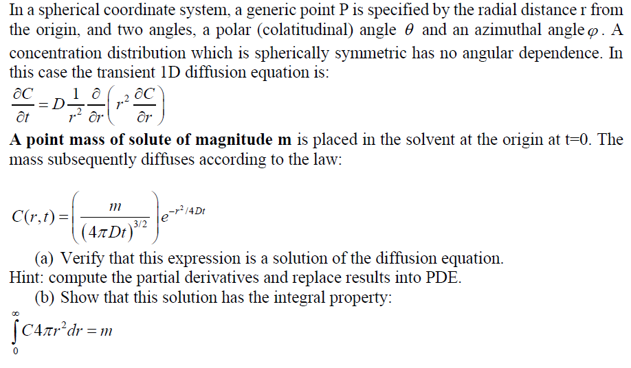 In a spherical coordinate system, a generic point P | Chegg.com