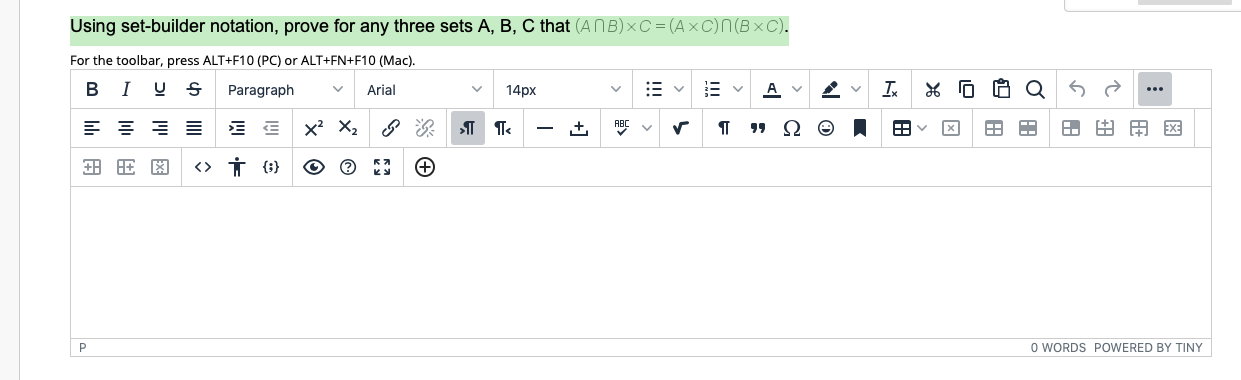 Solved Using set-builder notation, prove for any three sets | Chegg.com
