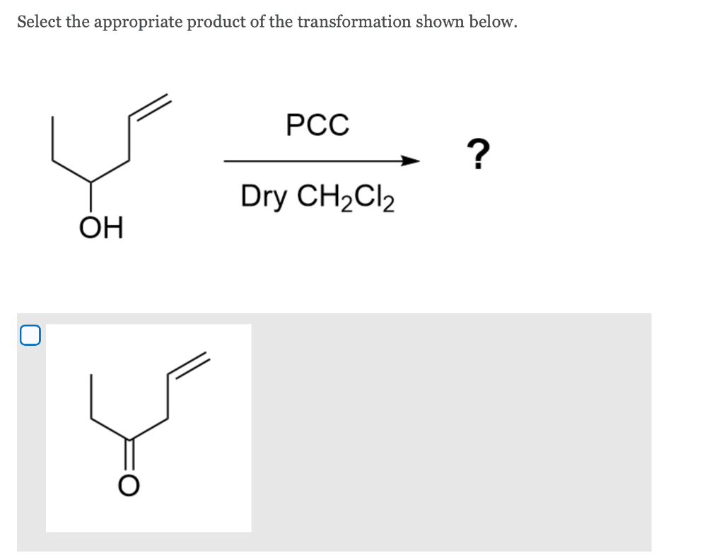Solved Select the appropriate product of the transformation | Chegg.com