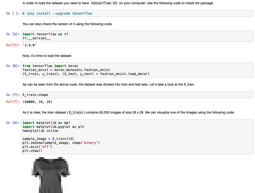 In order to load the dataset you need to have tensorf | Chegg.com