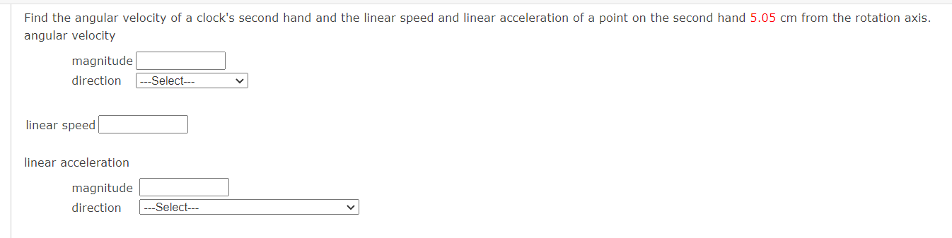 [Solved]: Find the angular velocity of a clock's secon