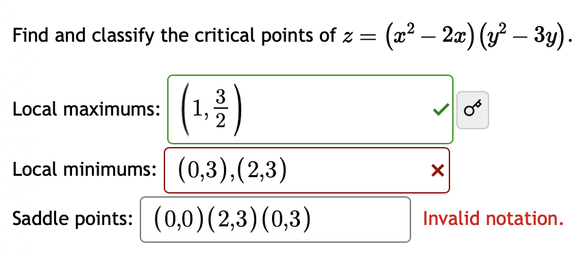Solved Find and classify the critical points of | Chegg.com