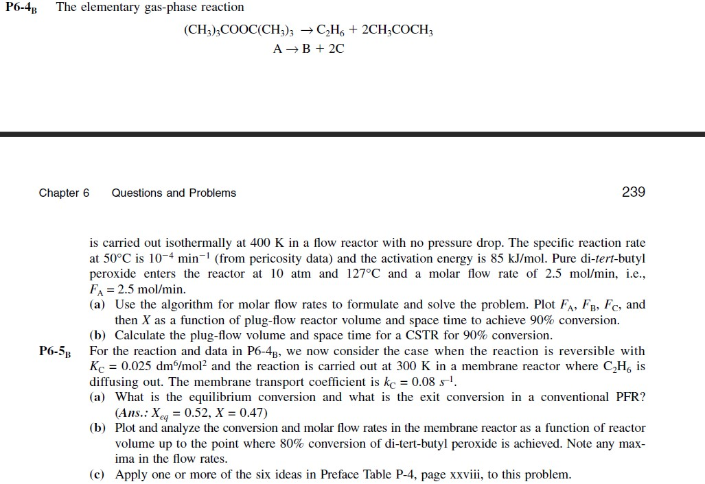 This is Problem 6-5. Problem 6-4 is shown for | Chegg.com