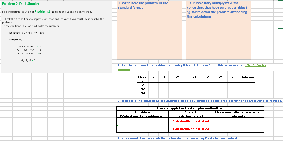 Solved Problem 2 Dual-Simplex Find the optimal solution of | Chegg.com
