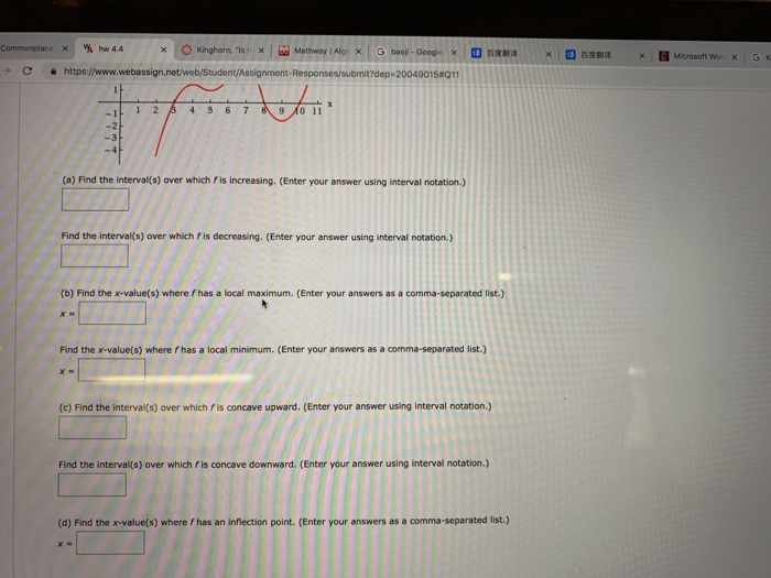 Solved 1 points Suppose that a continuous function F has a | Chegg.com
