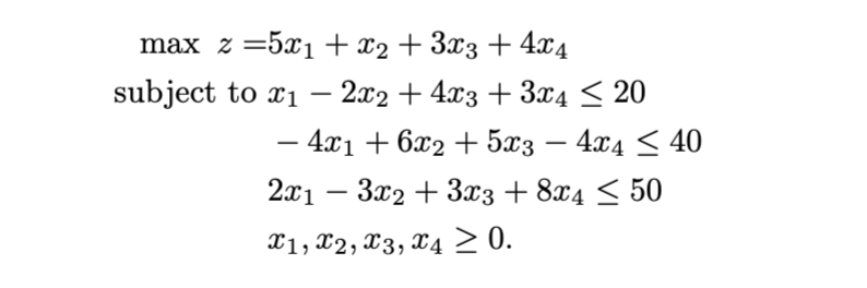Solved Consider the following problem: Solve the problem | Chegg.com