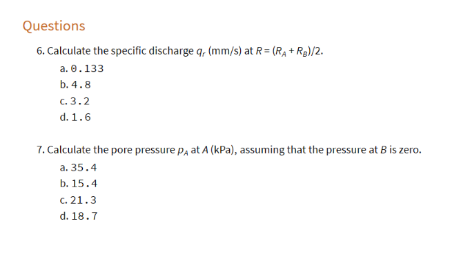 Solved Consider the flow at a volumetric flow rate Q=0.01 | Chegg.com