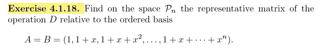 Solved ***.......... Define the differentiation map D from U | Chegg.com