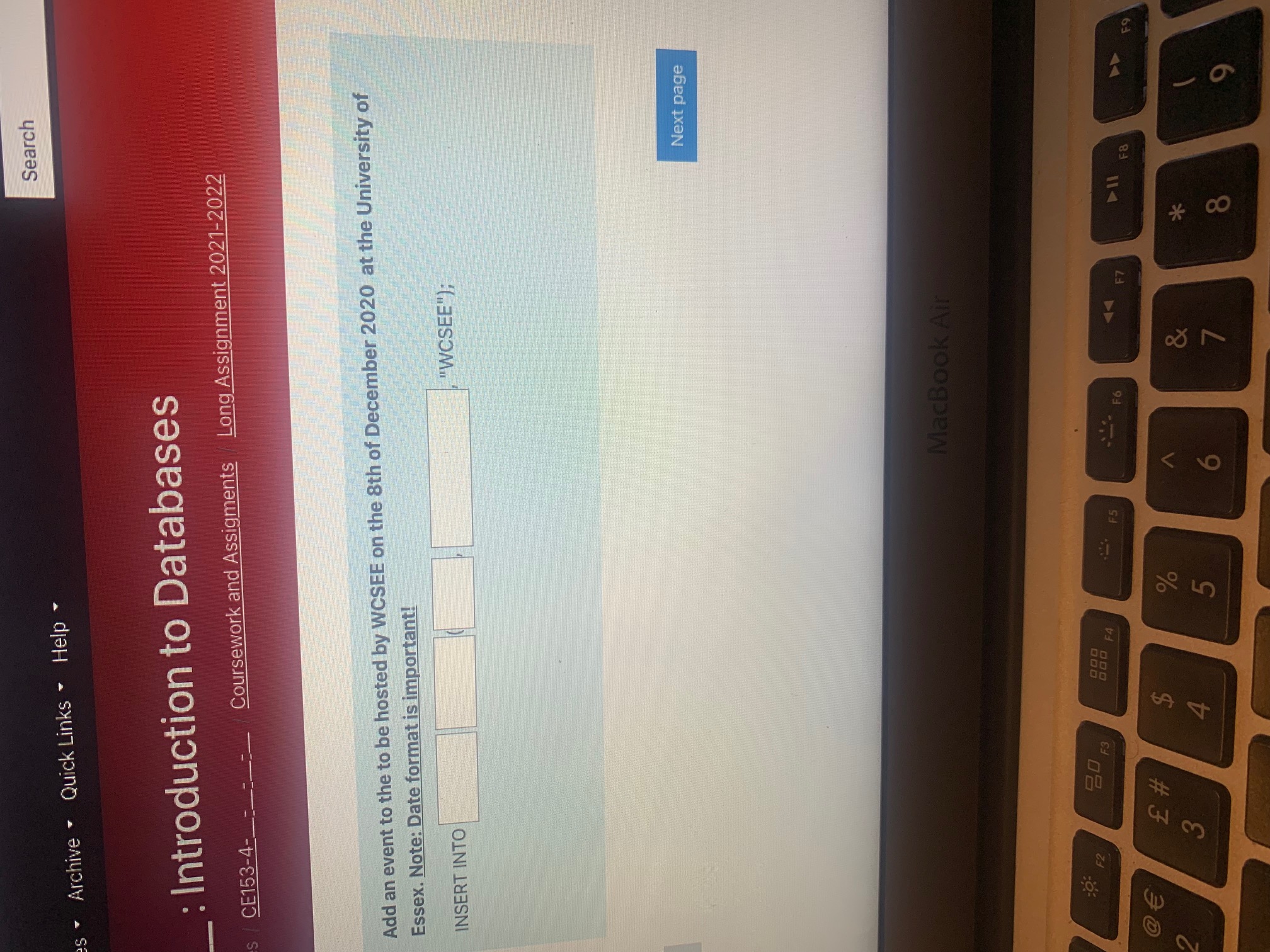 Solved CREATE TABLE Locations ( Location_ID | Chegg.com
