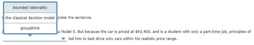 Solved Decision making involves many behavioral aspects, | Chegg.com