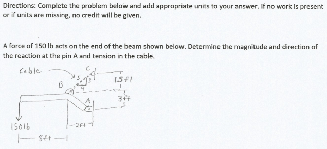 Solved Directions: Complete the problem below and add | Chegg.com